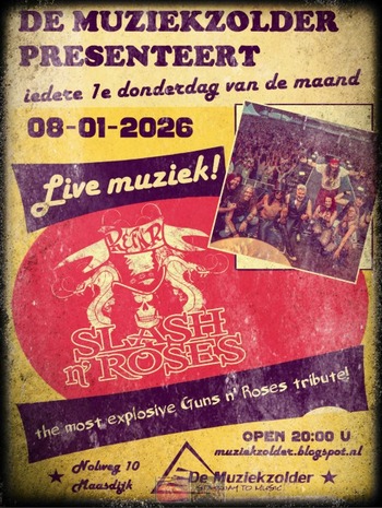 Slash n’ Roses Unplugged in de Muziekzolder